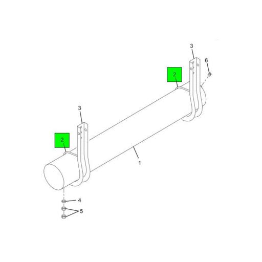 507210C1 Navistar International | Air Tank Mounting Cable | Source One ...
