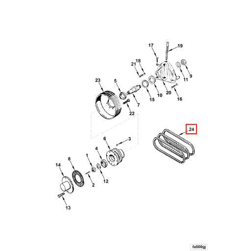 210118 Cummins | v Fan Drive Belt | Source One Parts Center