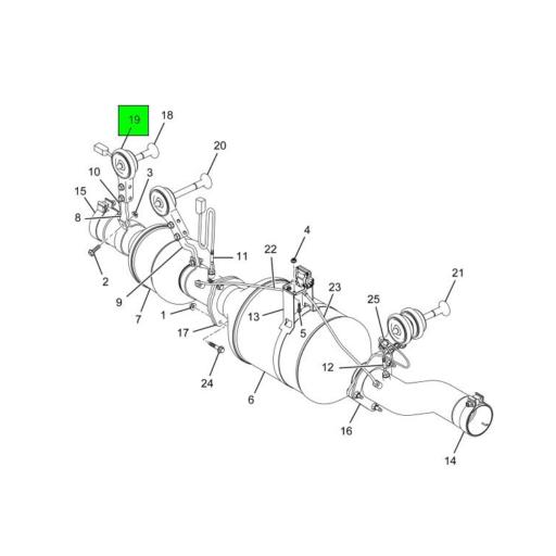 2593980C91 Navistar International | Isolator Assembly Bracket | Source ...