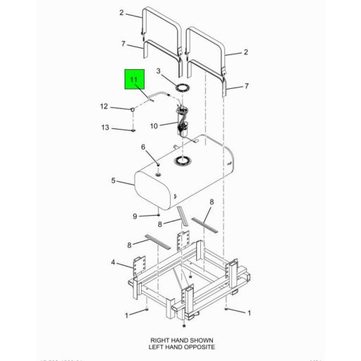 4320049C91 Navistar International | Fuel Hose Assembly Vent Fuel Fill ...