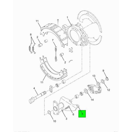 2522803C91 Navistar International | Camshaft Support Bracket | Source ...