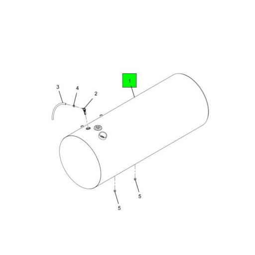 4198671C1S Navistar International | Fuel Tank 26 in 140 gal POL Sender ...