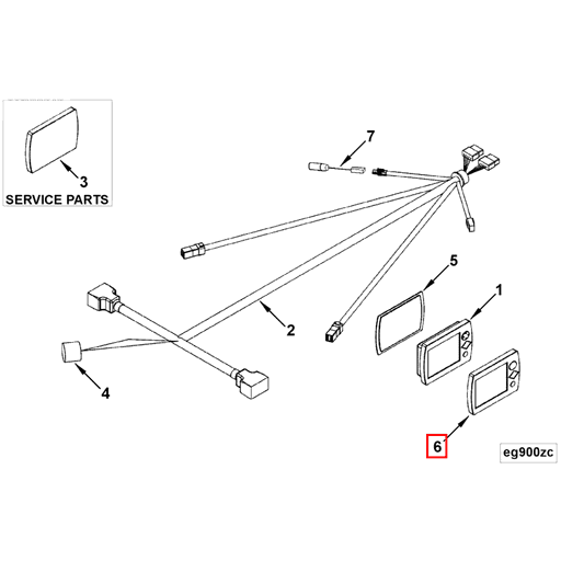 3978311 Cummins | Display Panel Bezel | Source One Parts Center