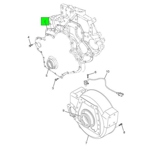 2600879C1 Navistar International | Front Cover Gasket | Source One ...