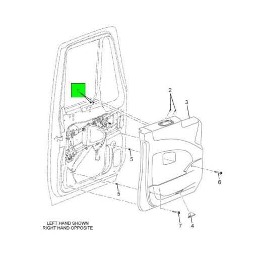 3548695C1 Navistar International | 42 mm Nylon Grommet Trim Fastener ...