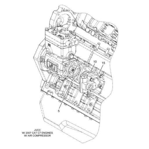 3624131C2 Navistar International | Power Steering Pump Adapter | Source ...