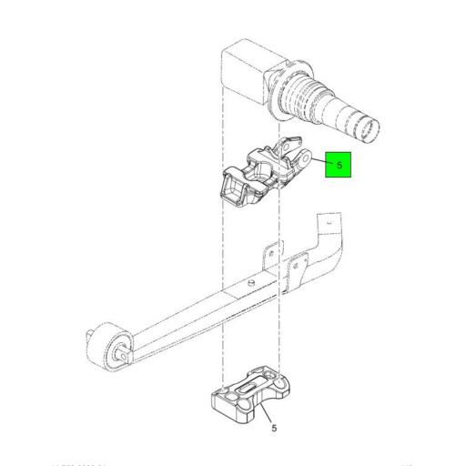 3541722C4 Navistar International | Rear 10-Degree Spring U-Bolt Plate ...