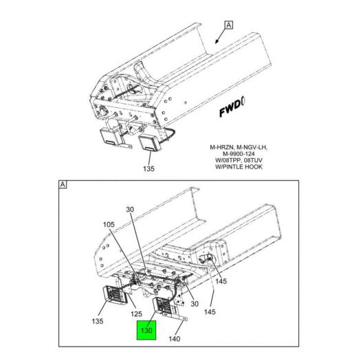 4095877C93 Navistar International | Left-Hand Tail and Stop Light ...