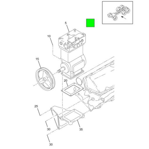 1689954C92 Navistar International | TF550 Air Compressor | Source One ...