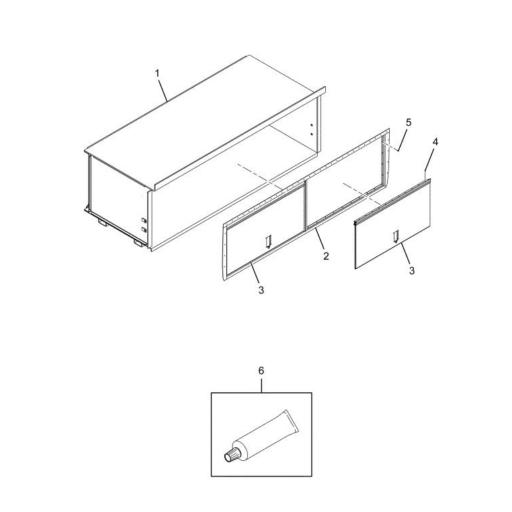 3747778C92 Navistar International | Bus Body Box Luggage Assembly 91 x ...