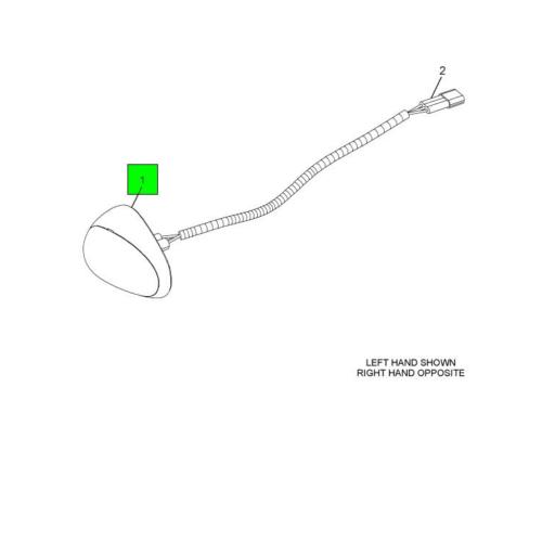 3580631C92 Navistar International | Hood-Mount Turn Signal Light ...