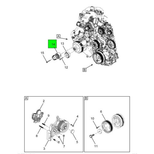 6042229C91 Navistar International | Drive Belt Tensioner Assembly ...