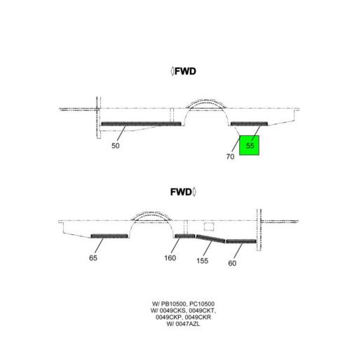 441432296 IC Bus | Rub Rail - 10 Pack | Source One Parts Center