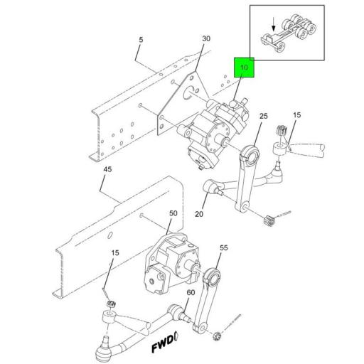 1619074C91 Navistar International | Power Steering Gear Assembly ...