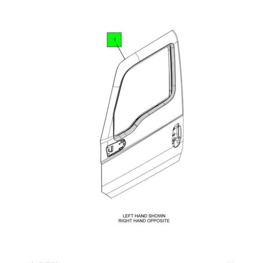 4172798W91E Navistar International | Door Cab Left Pedestal N/LO ...