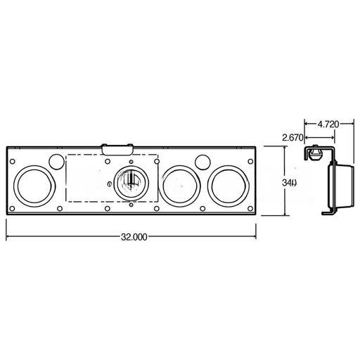 40894 Kenworth | LED Stop Turn and Tail Light Bar | Source One Parts Center
