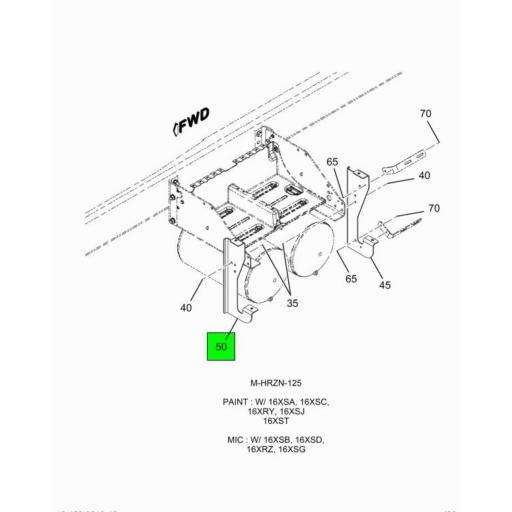 4161021C1 Navistar International | Front Battery Box Base Assembly ...