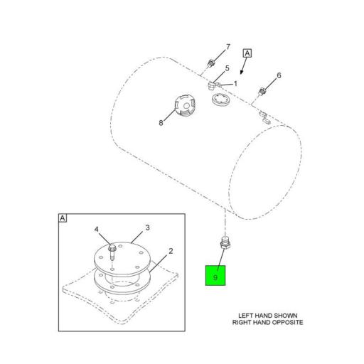 2506455C1 Navistar International | Plug 1/2-14 Plain Heavy-Duty Pipe ...