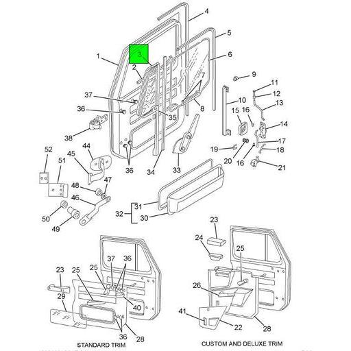 2035742C91 Navistar International | WINDOW VENT LIGHT GREEN LEXAN W ...