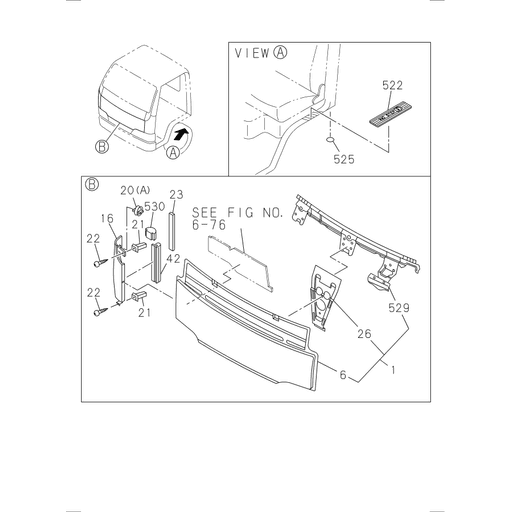 8-98013-823-0 Isuzu | Frt Panel Side Clip | Source One Parts Center