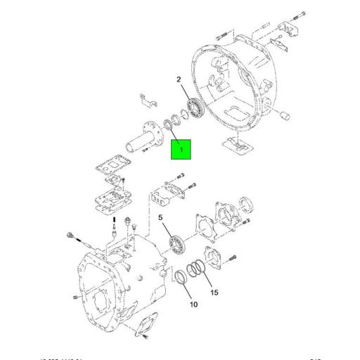 596430C92 Navistar International | Oil Drive Gear Bearing Seal | Source ...