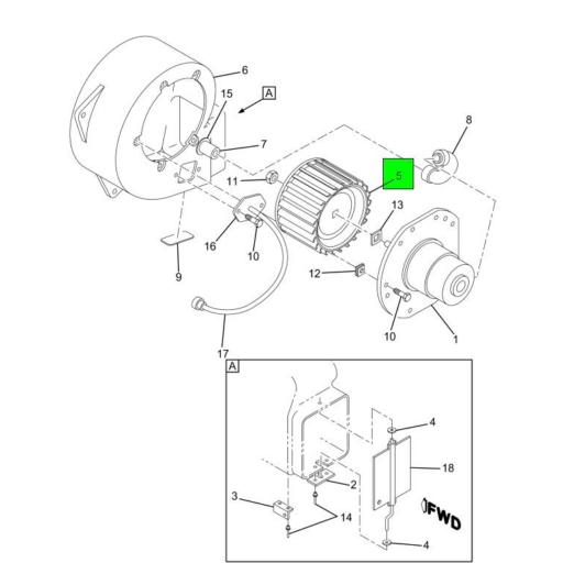 1693199C1 Navistar International | Wheel Blower CW | Source One Parts ...
