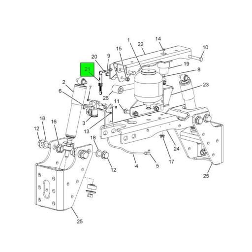 2591908C1 Navistar International | Linkage Valve | Source One Parts Center
