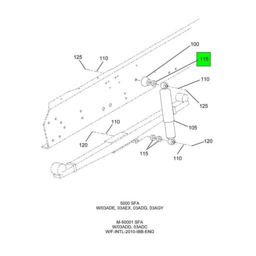 503517C1 Navistar International | Steering Gear Mounting Spacer 8 mm ...