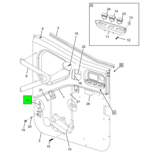 3662381C1 Navistar International | Door Lock Control Motor | Source One ...