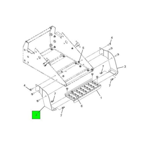 3564201C1 Navistar International | BRACKET MOUNTING STEP LEFT | Source ...