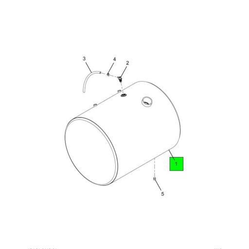 4172959C2S Navistar International | Fuel Tank 26-Inch 80-Gallon Poly ...