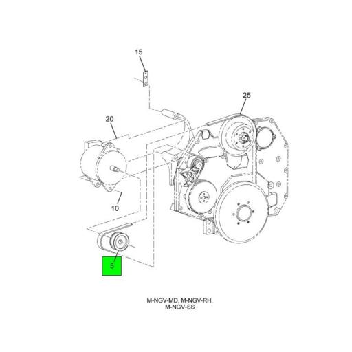 1841563C2 Navistar International | Freon Drive Belt Adjuster | Source ...