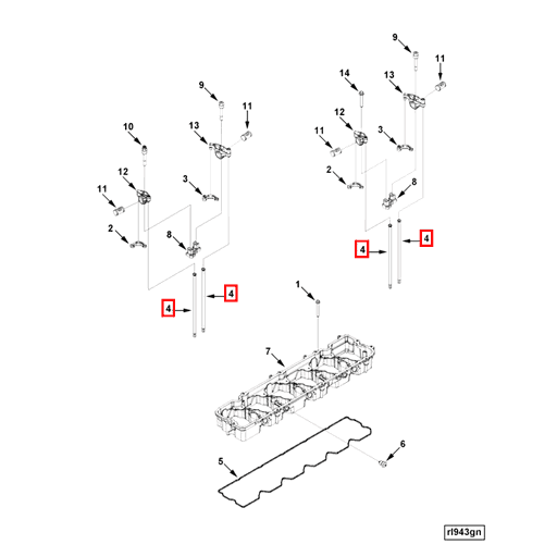 3964715 Cummins | Push Rod | Source One Parts Center