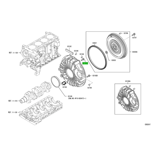 QC000087 Mitsubishi FUSO | Flywheel Housing Bolt | Source One Parts Center