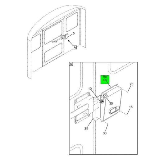 2212586C1 IC Bus | Rear Door Switch Box | Source One Parts Center