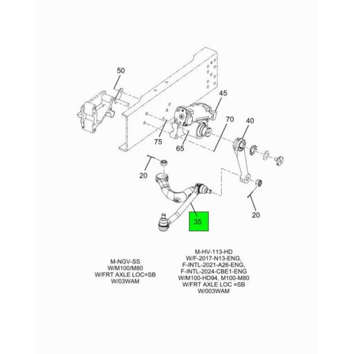 3894071C91 Navistar International | Steering Drag Link 1594 in | Source ...