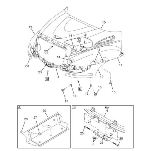 4080141C93 Navistar International | Hood Assembly Bonded Mid Cab with ...