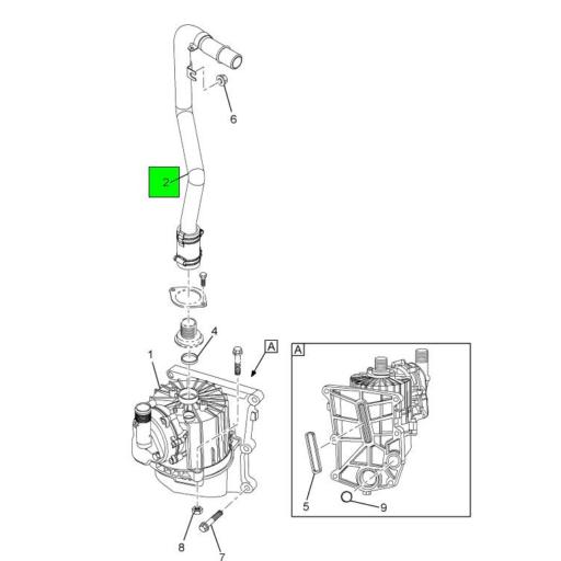 1875419C93 Navistar International | Breather Inlet Tube Assembly with ...