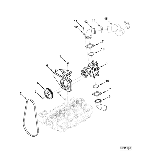 3974456 Cummins | Raw Water Pump-minor Kit | Source One Parts Center
