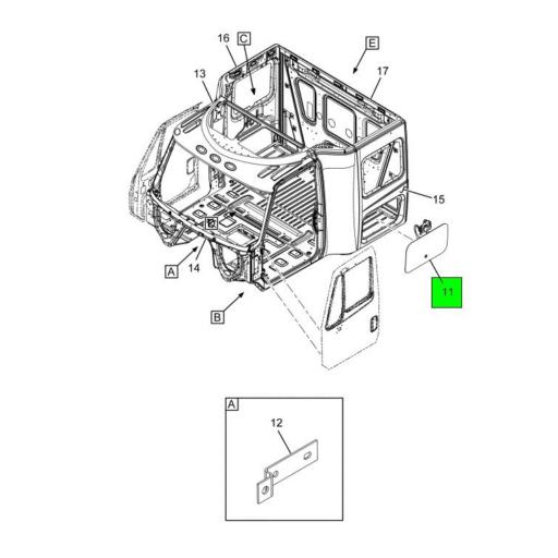 3597502C6E Navistar International | Door Storage and Luggage Assembly ...