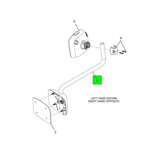 2521372C1 Navistar International | BRACKET ASSEMBLY LEFT HAND HOOD SS ...