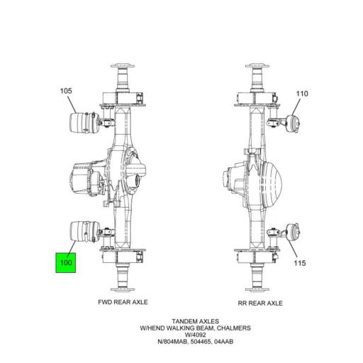 3682360C91 Navistar International | Brake Chamber GC3030L Service ...