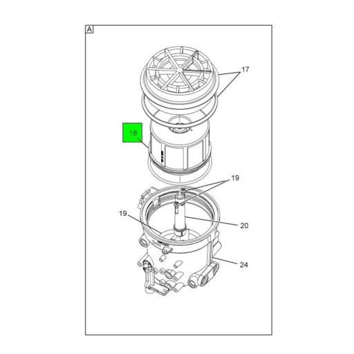 1843162C91 Navistar International | Fuel Filter Kit Dual Element - 12 ...