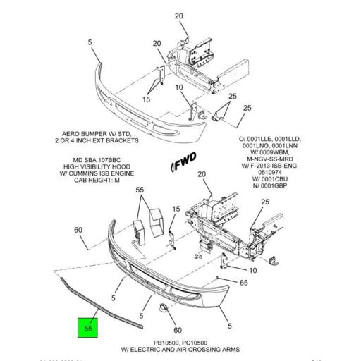 2229502C91 IC Bus | Crossing Gate Assembly Kit Air-Operated | Source ...