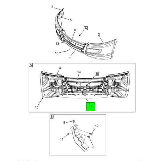 4118183C1 Navistar International | Lower Valance Bumper | Source One ...