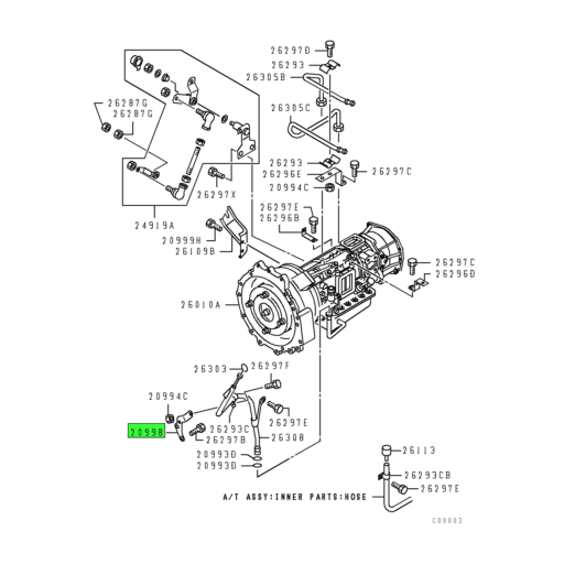 ME507379 Mitsubishi FUSO | Transmission Connecting Bracket | Source One ...