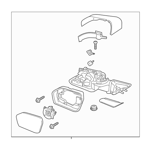 MB5Z17683MC Ford | View Mirror - Left Rear Outer ST | Source One Parts Center