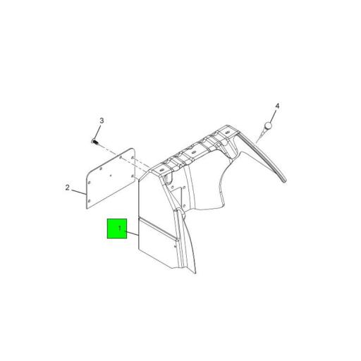 3596035C6 Navistar International | Panel Front Fender Splash Left-Hand ...