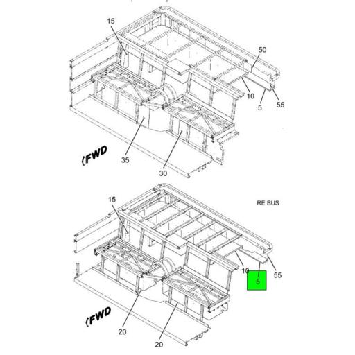 2209420C1 IC Bus | PANEL RETAINER INSUL HEADER | Source One Parts Center