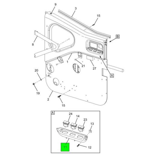 3578181C1 Navistar International | Door Switch for 3 Switches | Source ...